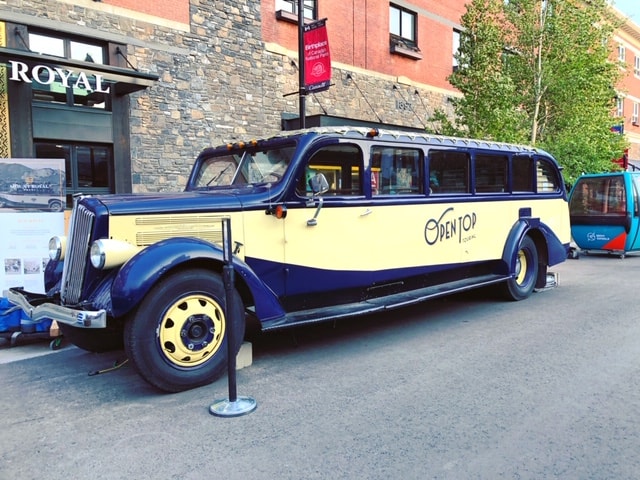 What an Open Top Touring ride in Banff is like | Mint & Heritage