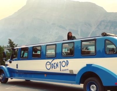 What an Open Top Touring ride in Banff is like | Mint & Heritage